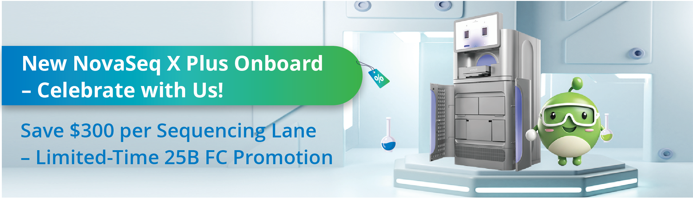 New NovaSeq X Plus OnBoard – Save $300 per Sequencing Lane