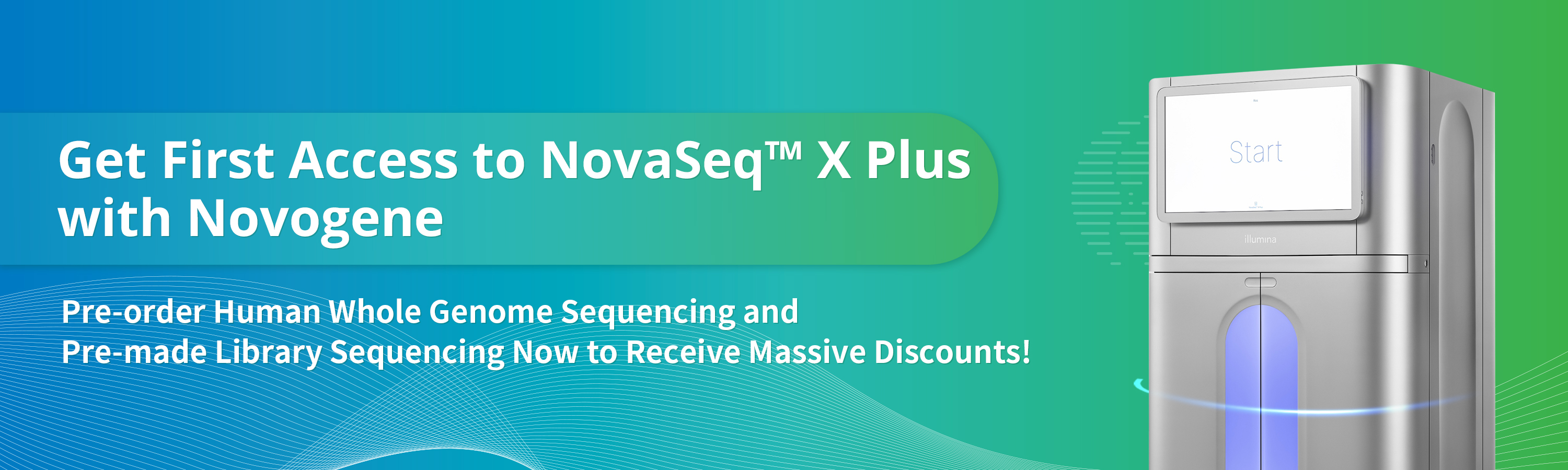 Run your hWGS projects & pre-made library on NovaSeq™ X Plus